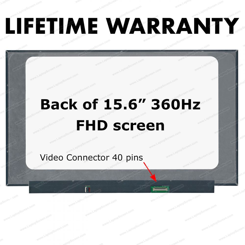 Screen for Gigabyte AORUS 15 9MF-E2US383SH. Replacement Laptop LCD Screen