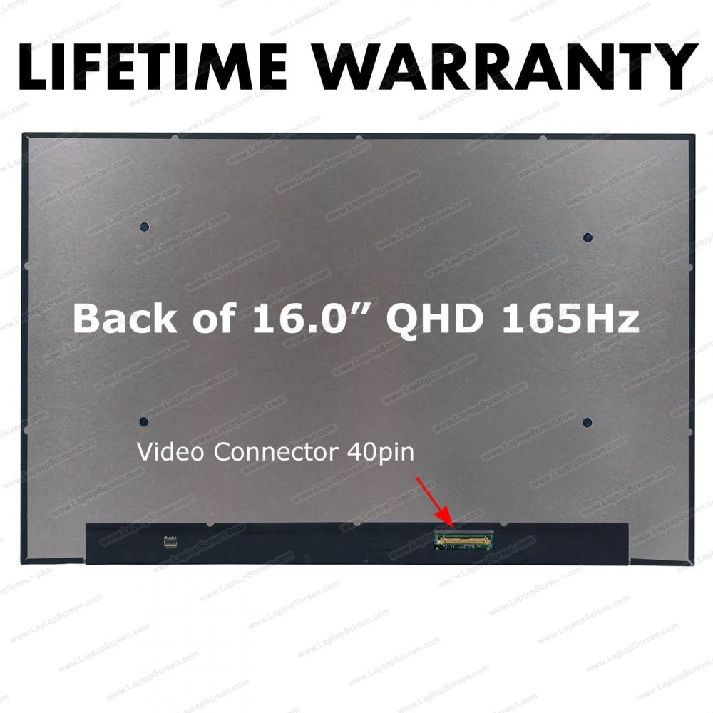 Screen for Gigabyte AORUS 16X 9SG-43USC64SH. Replacement Laptop LCD Screen